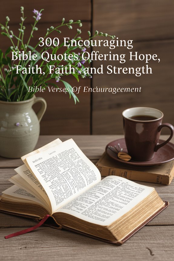 300 Encouraging Bible Quotes Offering Hope, Faith, and Strength ...