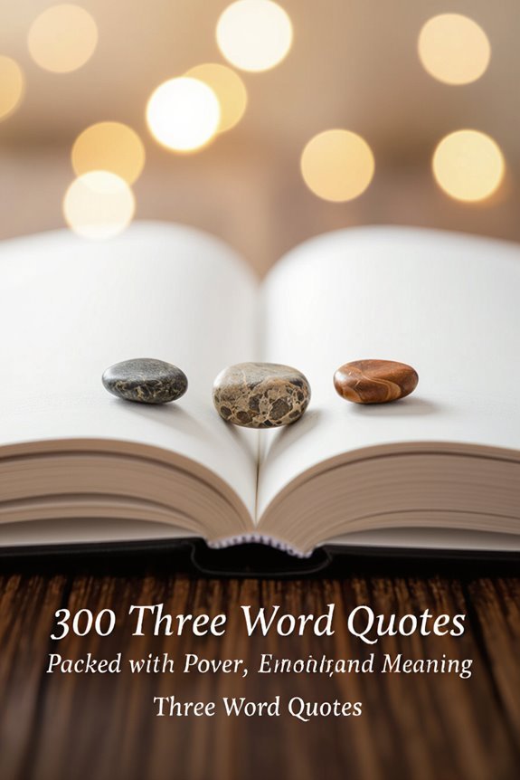 300 Three Word Quotes Packed With Power, Emotion, and Meaning ...
